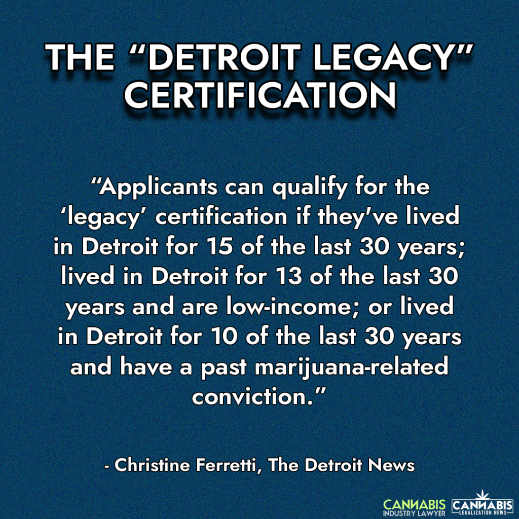 Detroit Legacy Marijuana Licenses - Detroit Legacy Application Information